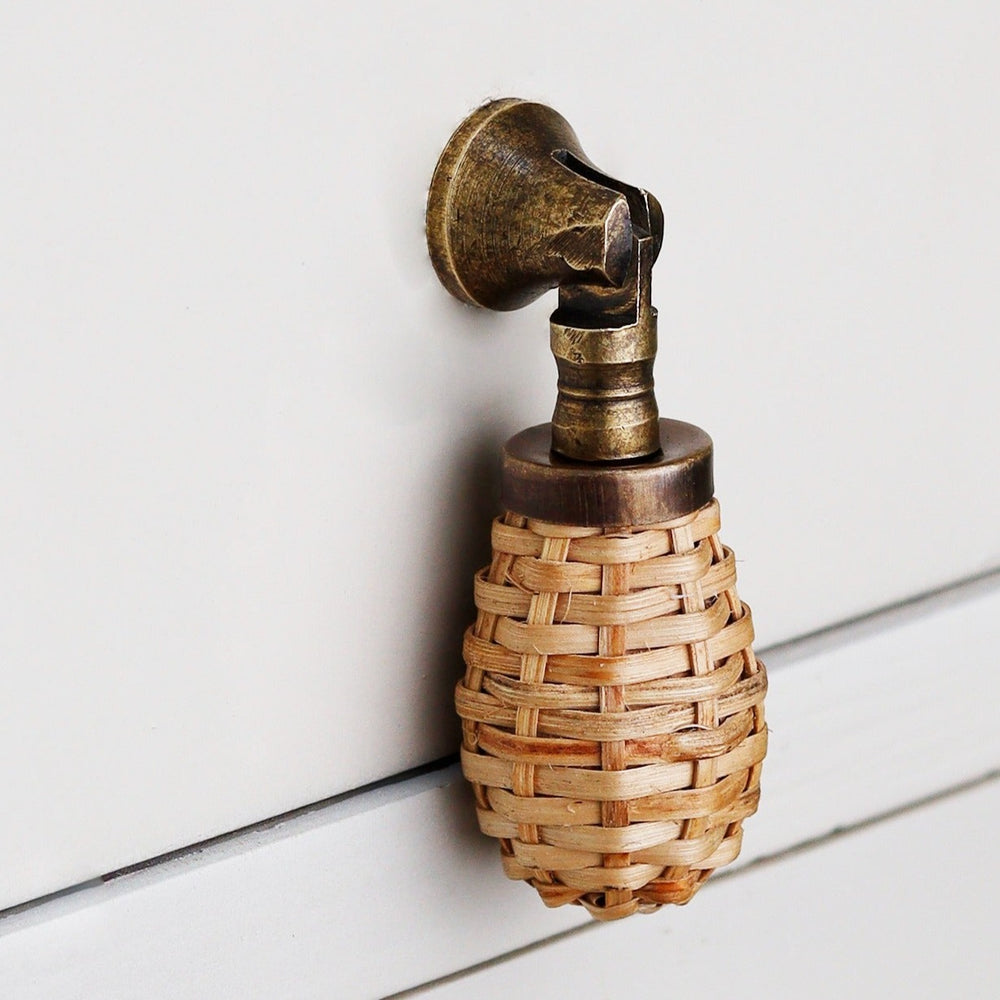 Rattan Drop Knob | A Cottage in the City