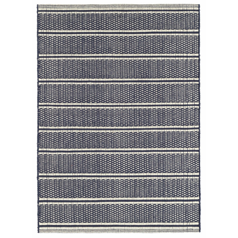 Dash & Albert Archer Navy Woven Cotton Rug