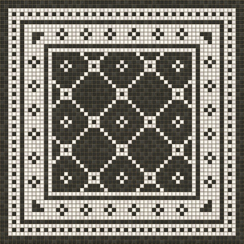 Mosaic A Elmhurst Avenue Vinyl Floor Cloth